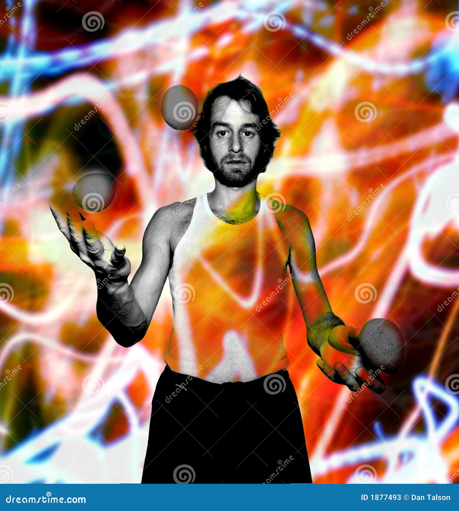 Juggler stock image. Image of jester, ball, heavy, juggle - 1877493