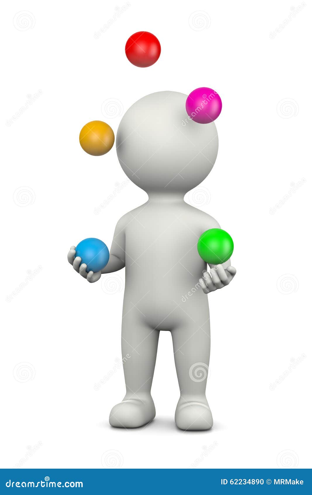 Juggler 3D Character stock illustration. Illustration of stressed ... Juggler 3D Character stock illustration. Illustration of stressed ...