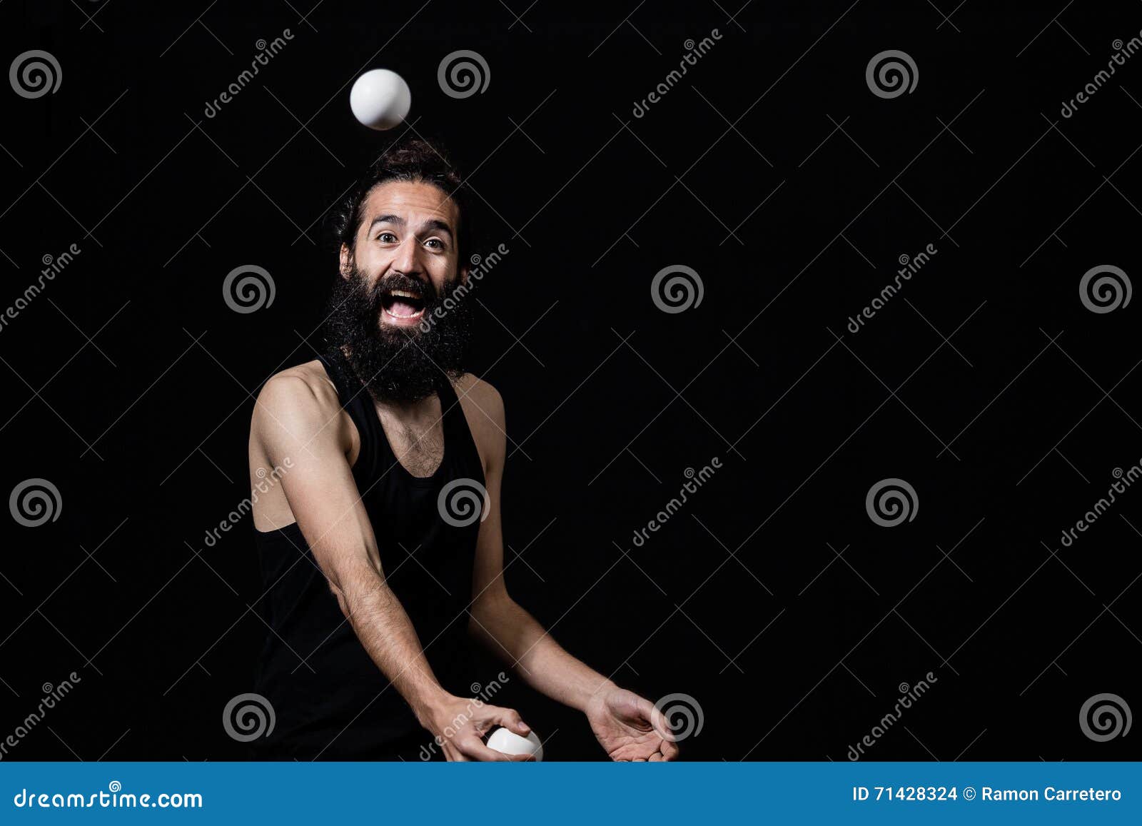 Juggler Having Funt at the Circus Stock Photo - Image of entertainment ...