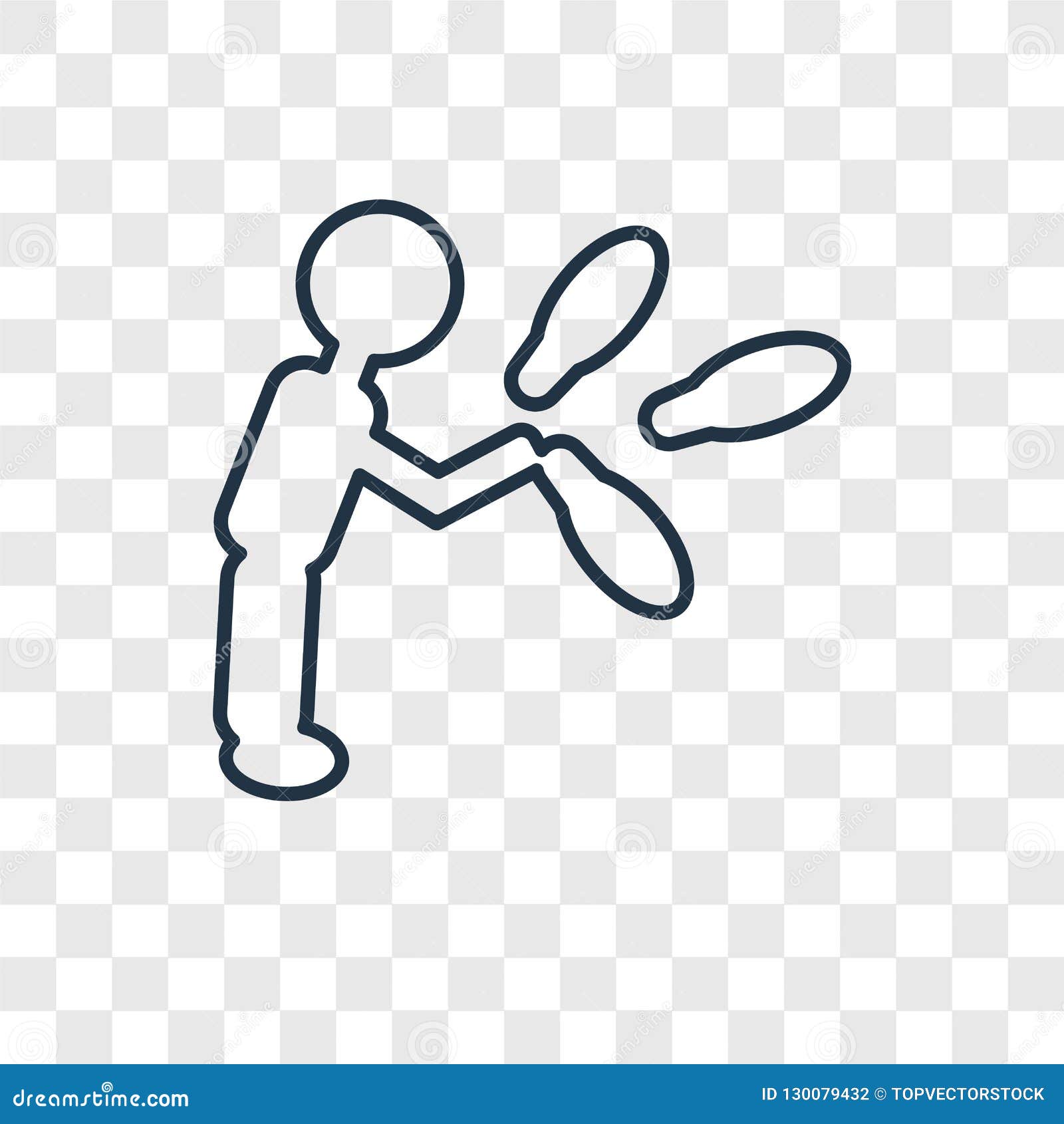 Juggler Linear Icon. Modern Outline Juggler Logo Concept On Whit Vector ...