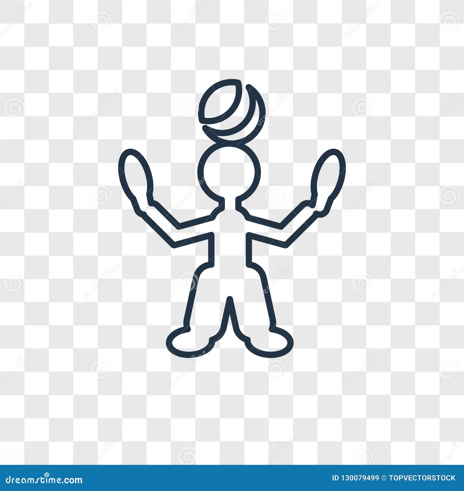 Linear Juggler Icon From Magic Outline Collection. Thin Line Juggler ...