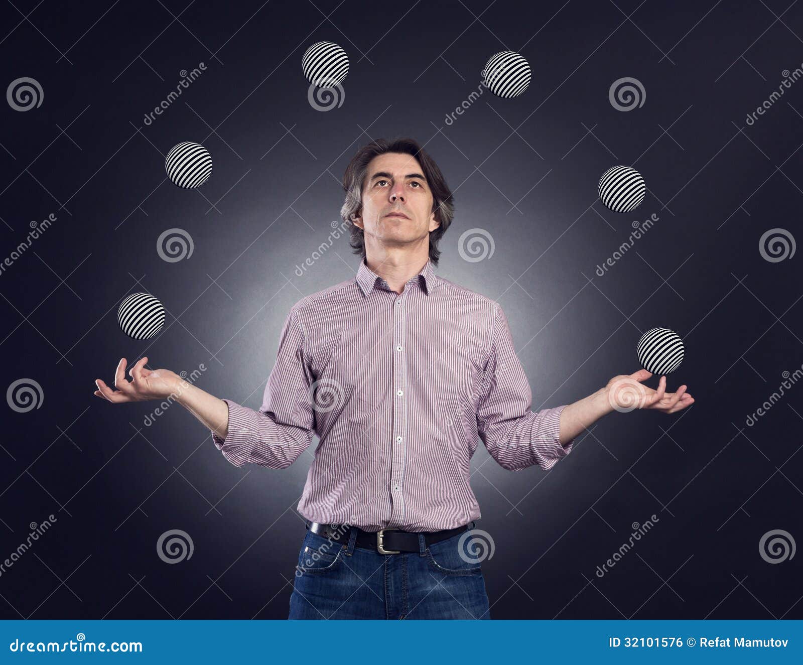 Juggler stock photo. Image of enjoyment, launch, midair - 32101576