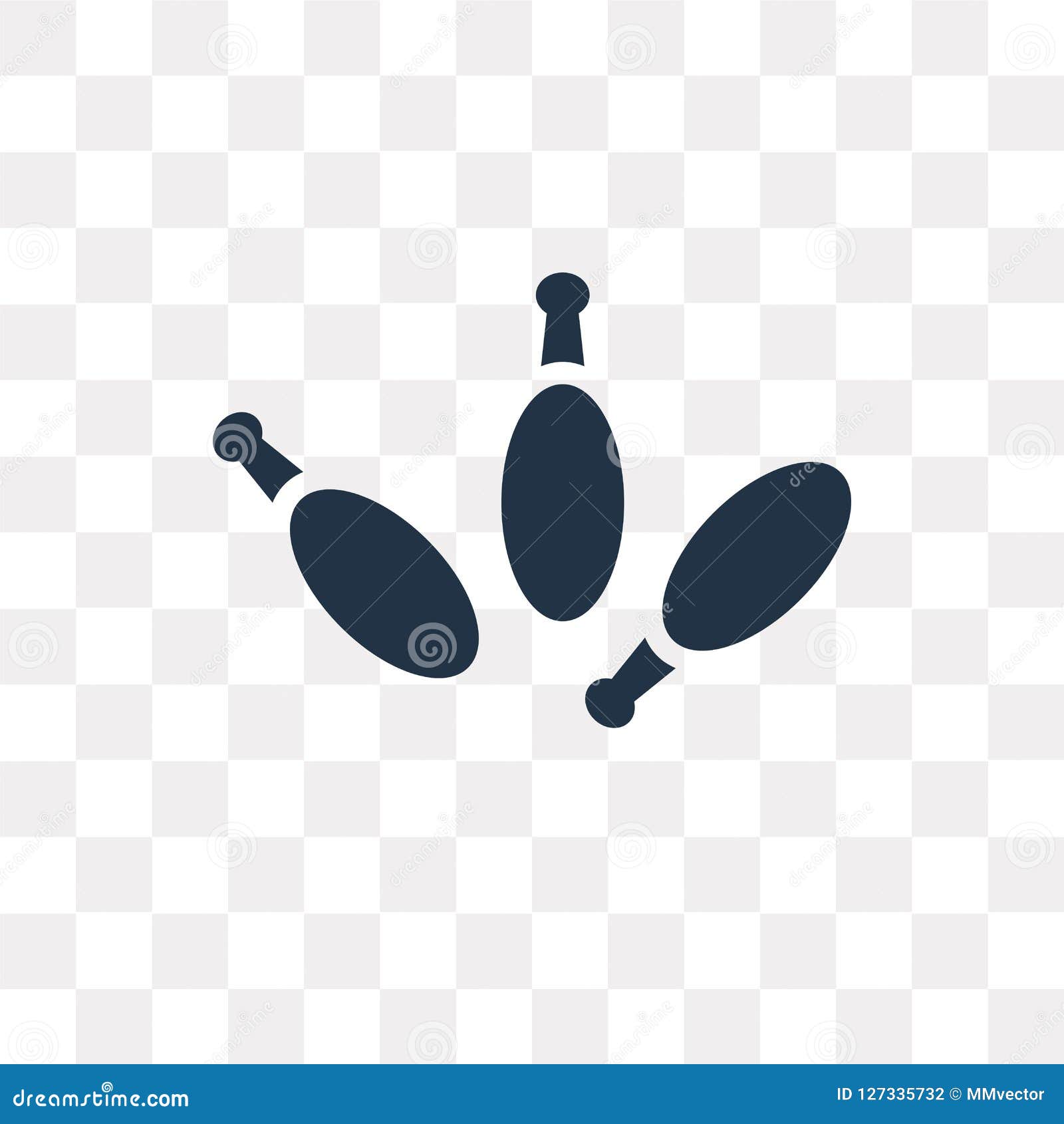 Juggler Vector Icon Isolated On Transparent Background, Juggler ...