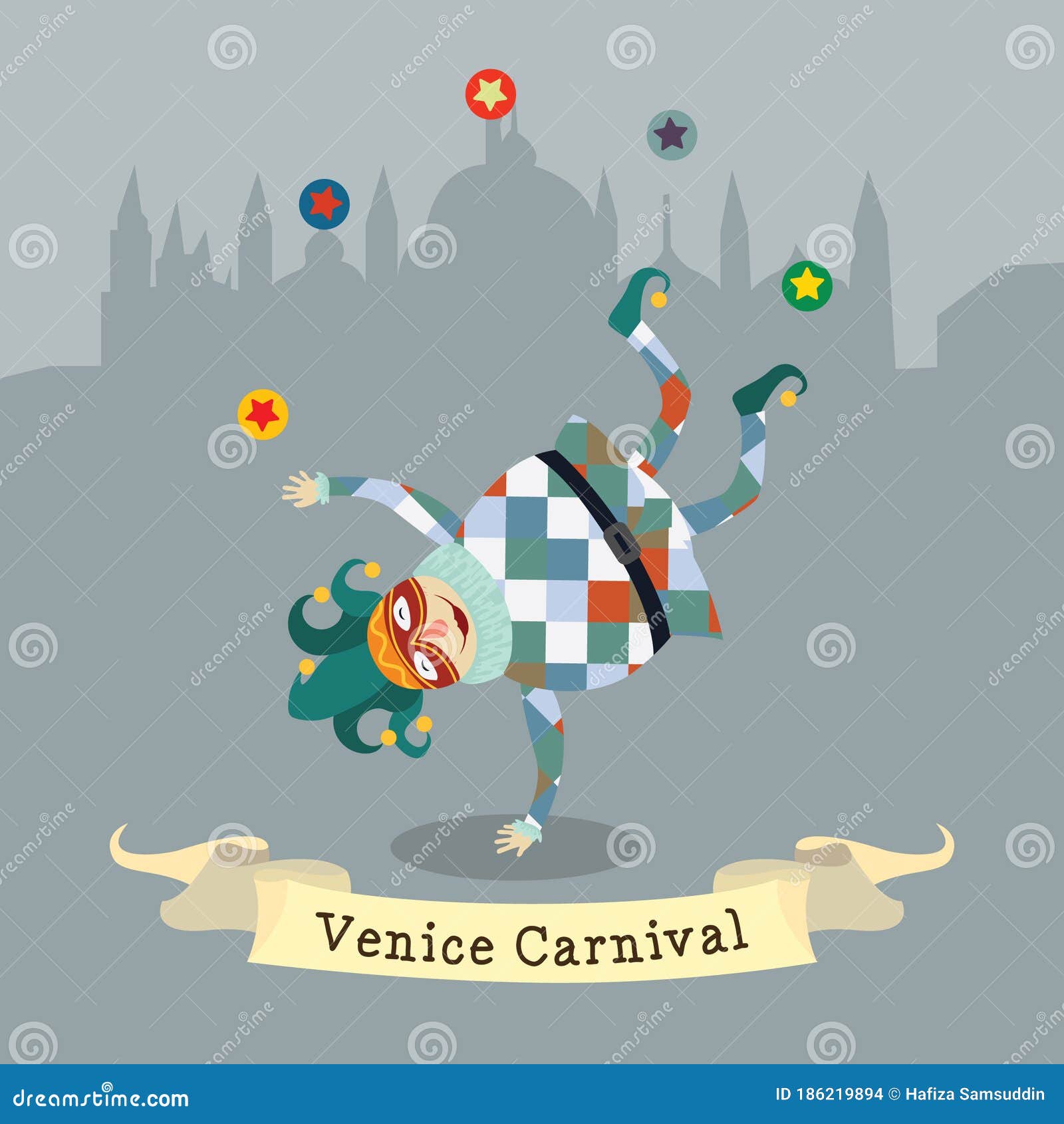 Juggler. Vector Illustration Decorative Design Stock Vector ...