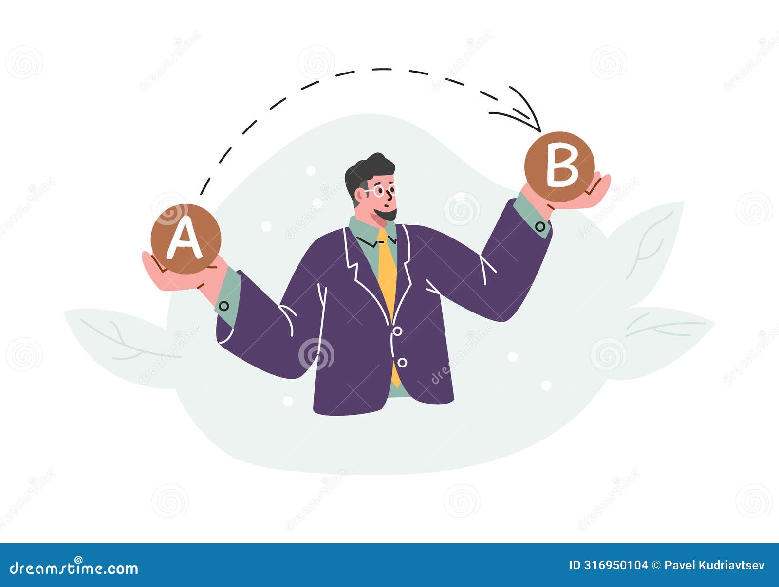 Juggling Academic Vector Illustration. Stock Illustration ...