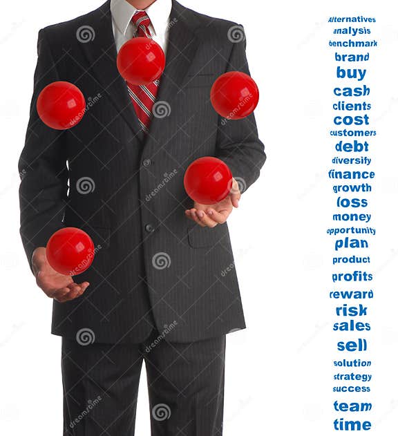 Juggling Businessman stock photo. Image of male, juggle - 21865252