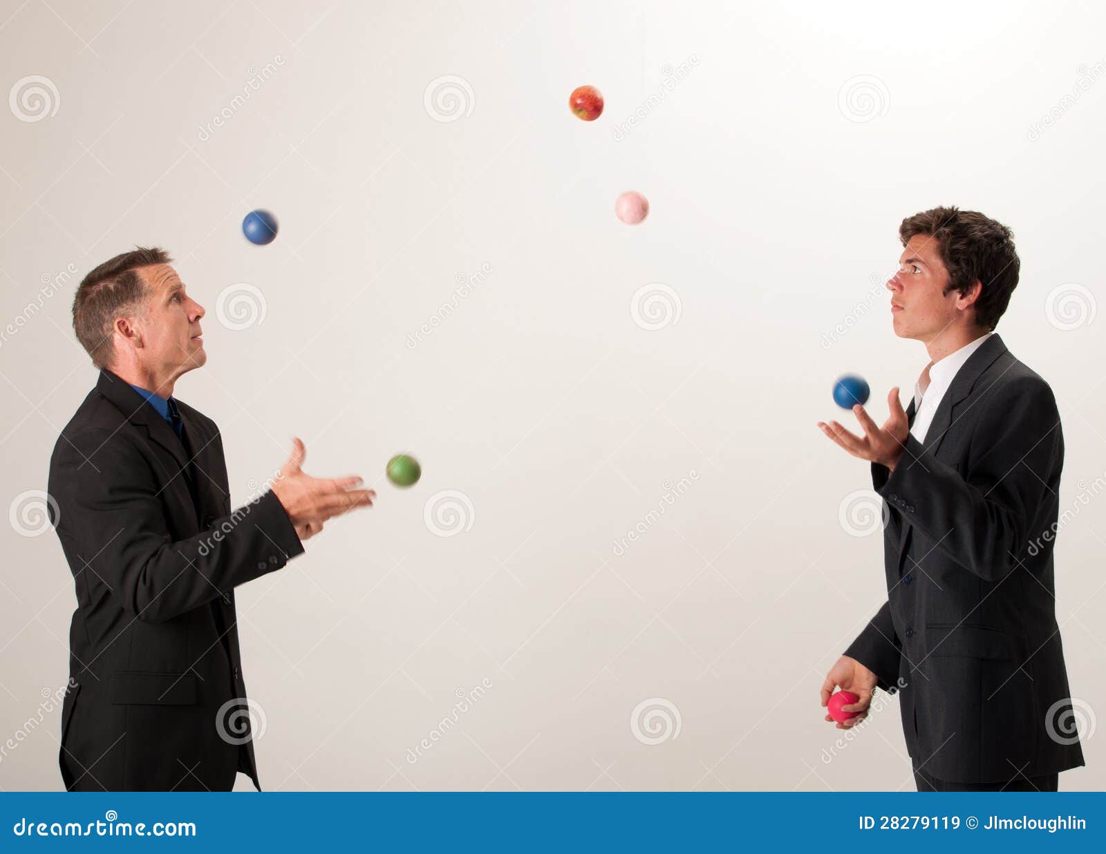 Juggling businessmen stock image. Image of teamwork, skill - 28279119