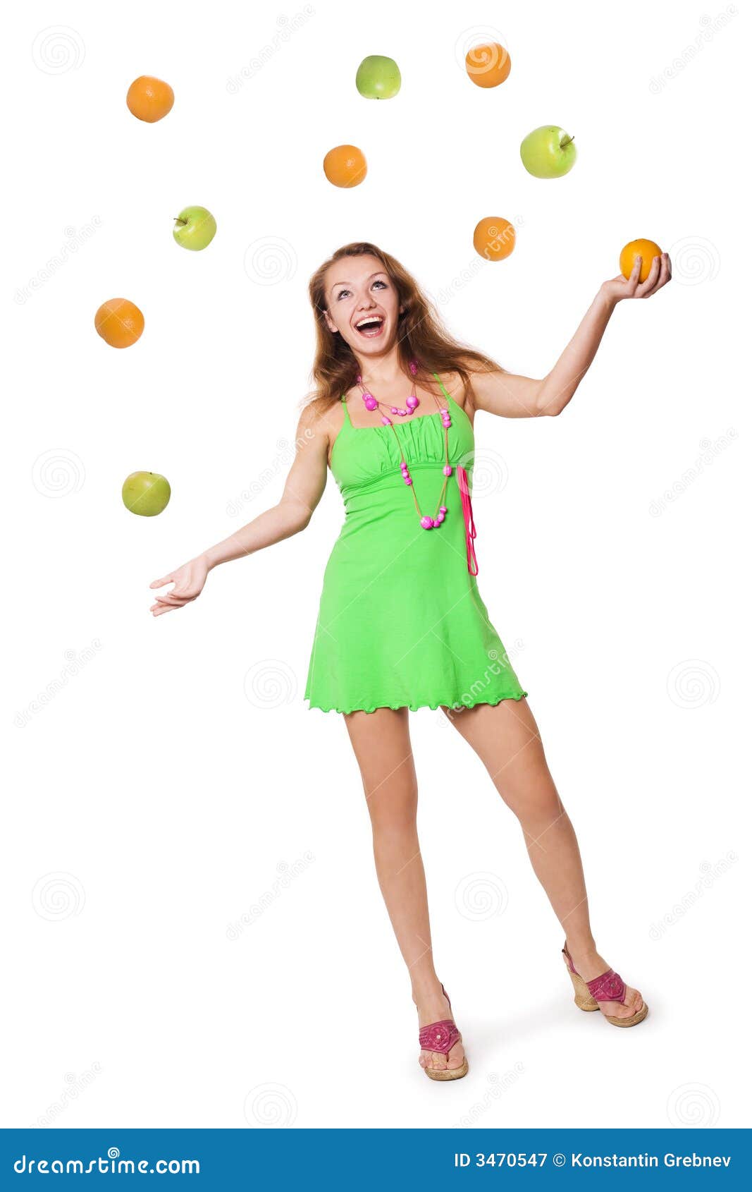 Juggling fruits stock image. Image of freshness, human - 3470547