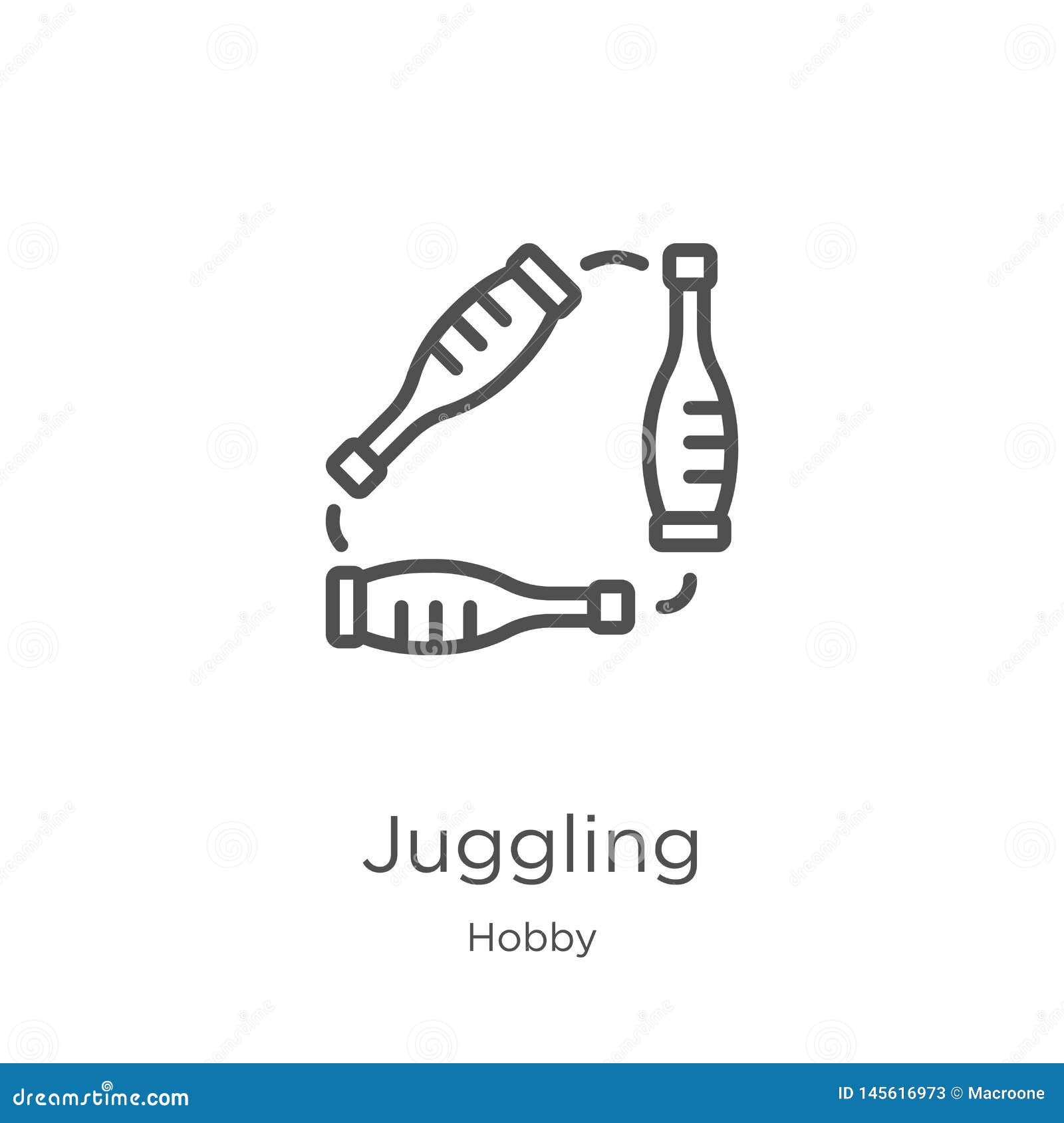 Juggling Icon Vector From Circus Collection. Thin Line Juggling Outline ...