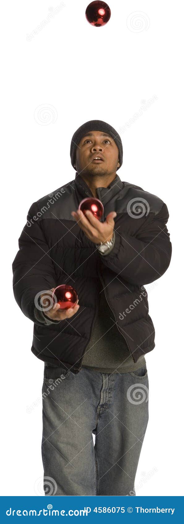 Juggling red balls stock image. Image of ethnicity, multi - 4586075