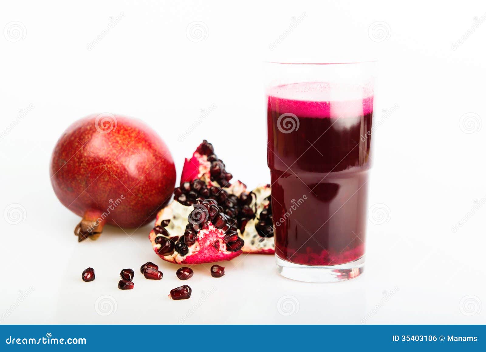 Jugo de la granada foto de archivo. Imagen de ingrediente - 35403106