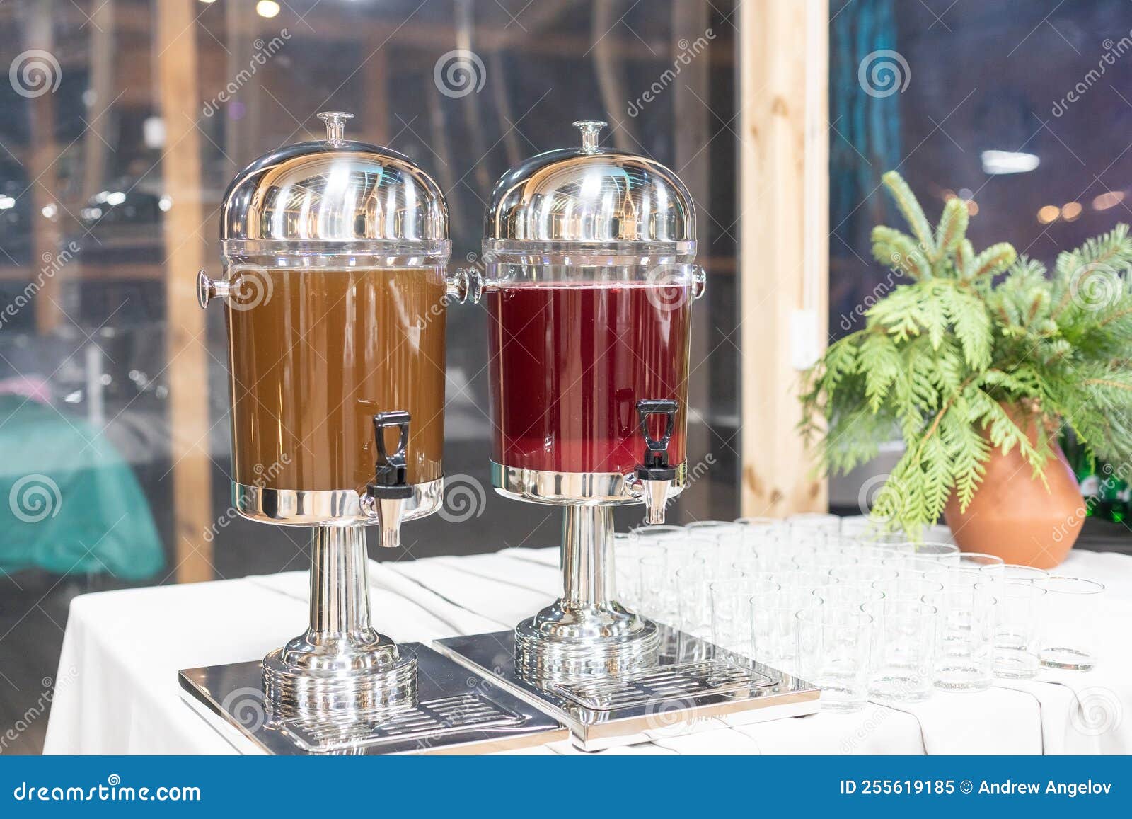 Juice Bar at an Event with Luxurious Decor Stock Image - Image of ...