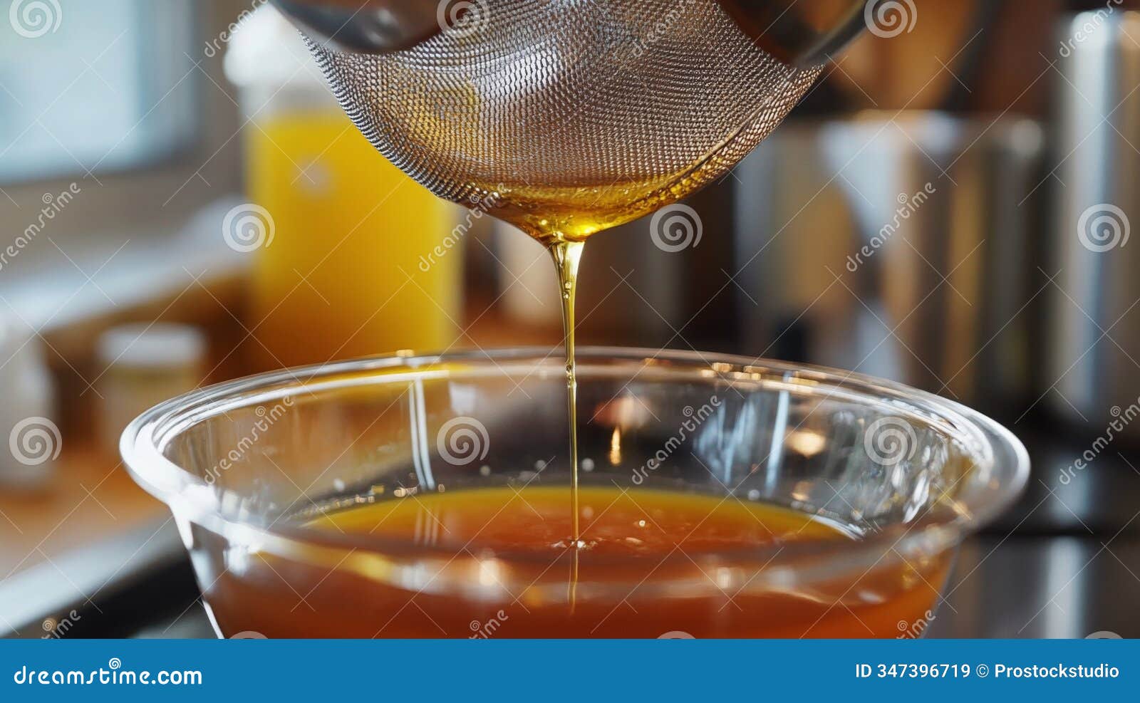 Juice Extraction Process with Ai Technology in a Modern Kitchen Setting ...