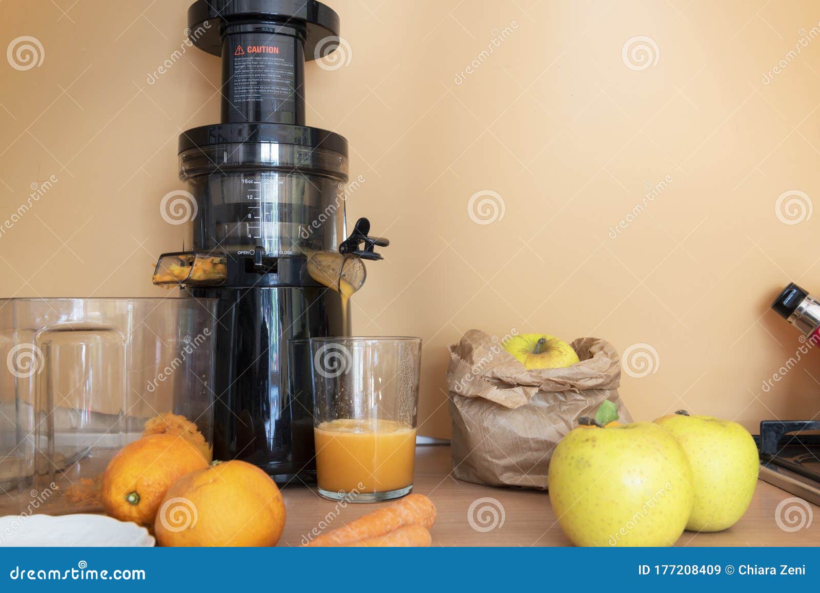 Juice Extractor for a Good Breakfast Centrifuge Stock Image - Image of ...