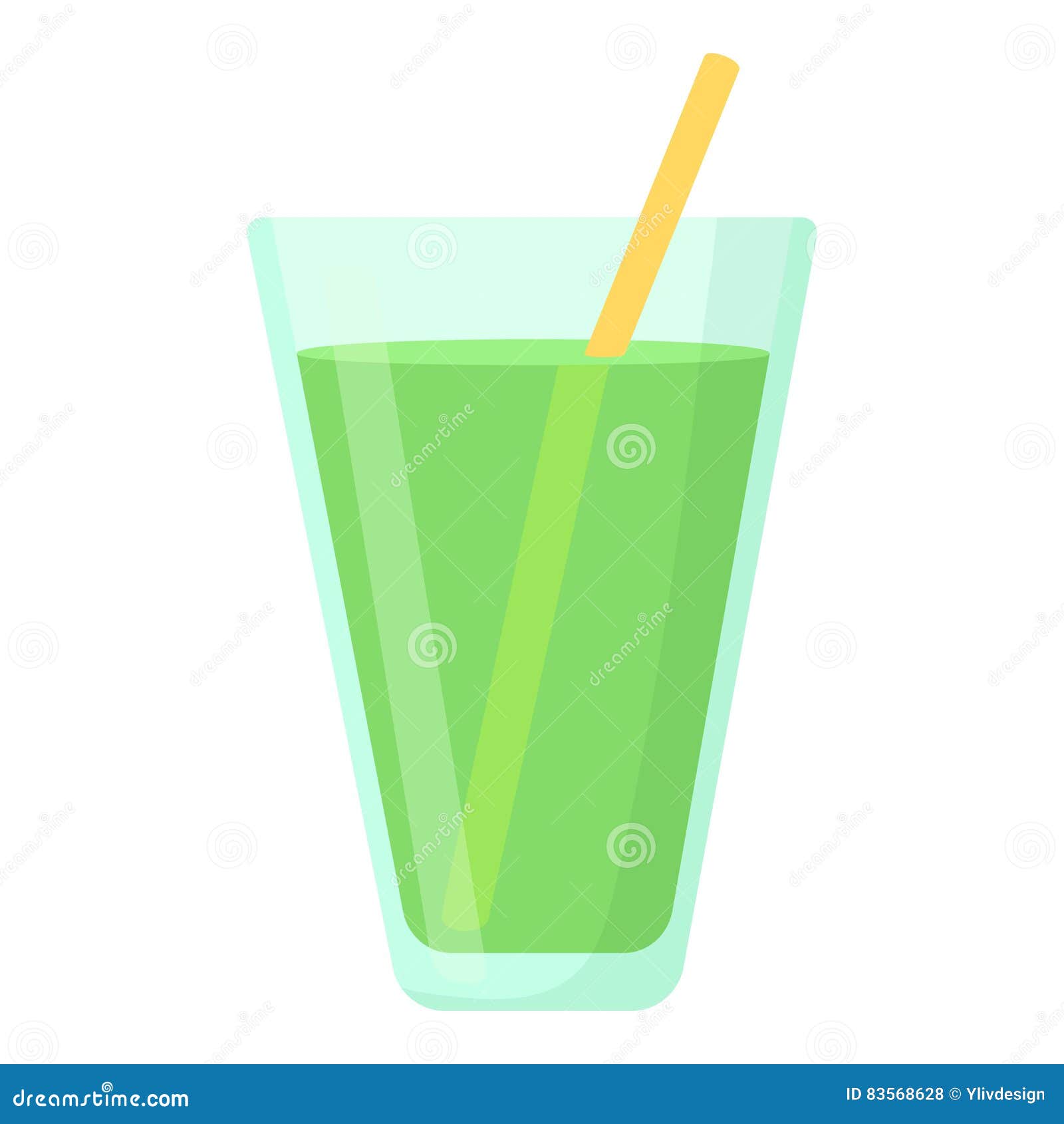Juice in Glass Icon, Cartoon Style Stock Vector - Illustration of ...