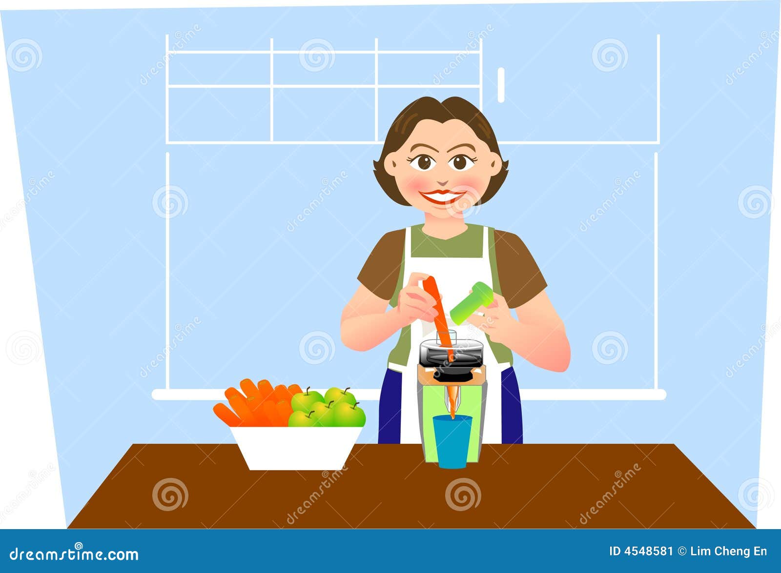 Juice maker stock illustration. Illustration of interior - 4548581