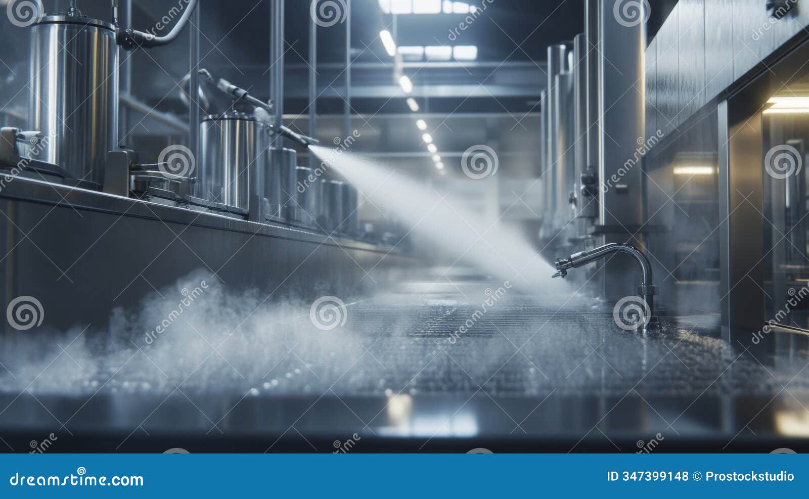 Juice Making Process in a Modern Facility with Advanced Equipment and ...