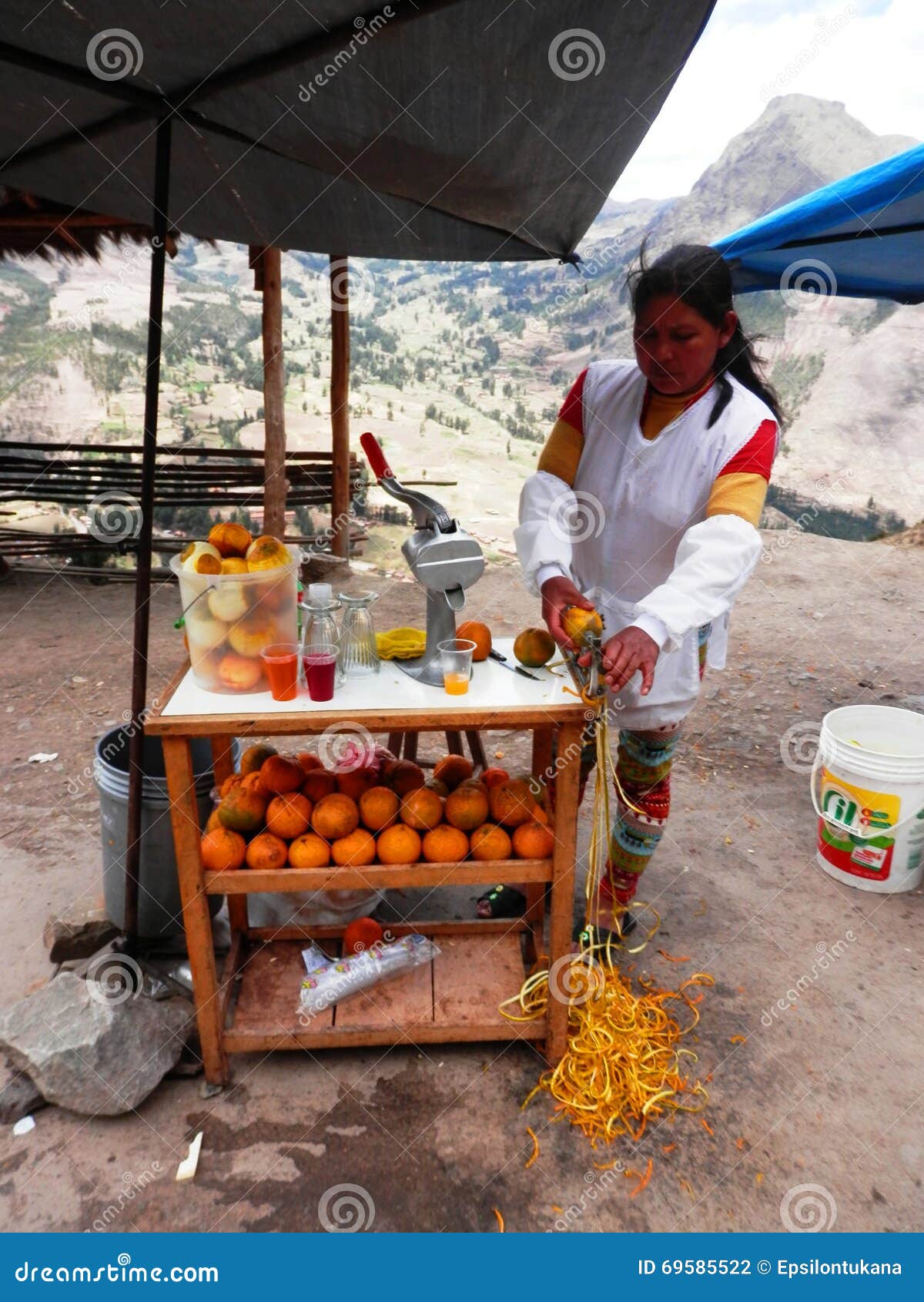 Juice-making process editorial photography. Image of cuisine - 69585522