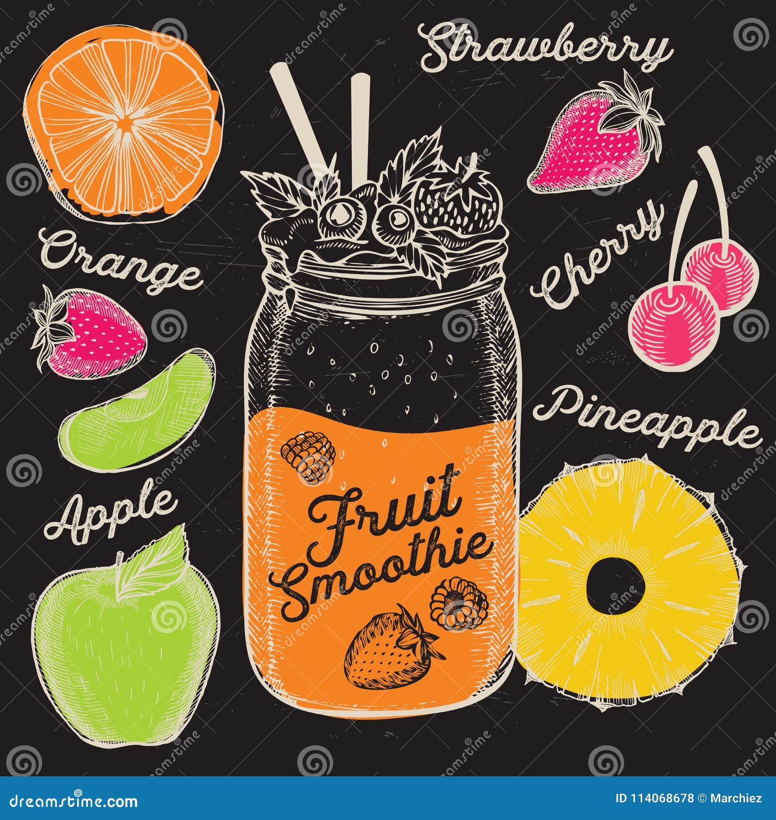 Juice Menu Restaurant, Drink Template. Stock Vector - Illustration of ...