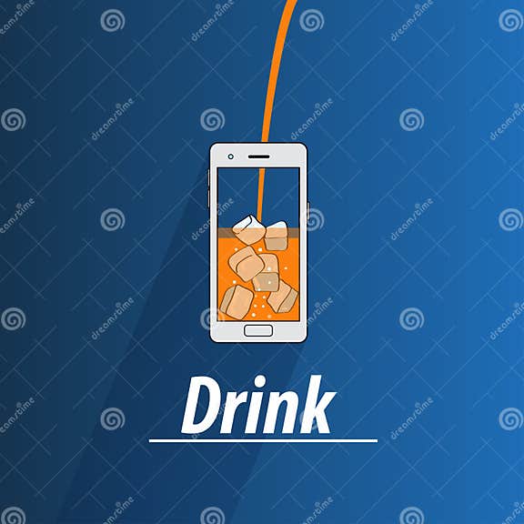 Juice Mobile Template Design Vector Stock Vector - Illustration of icon ...