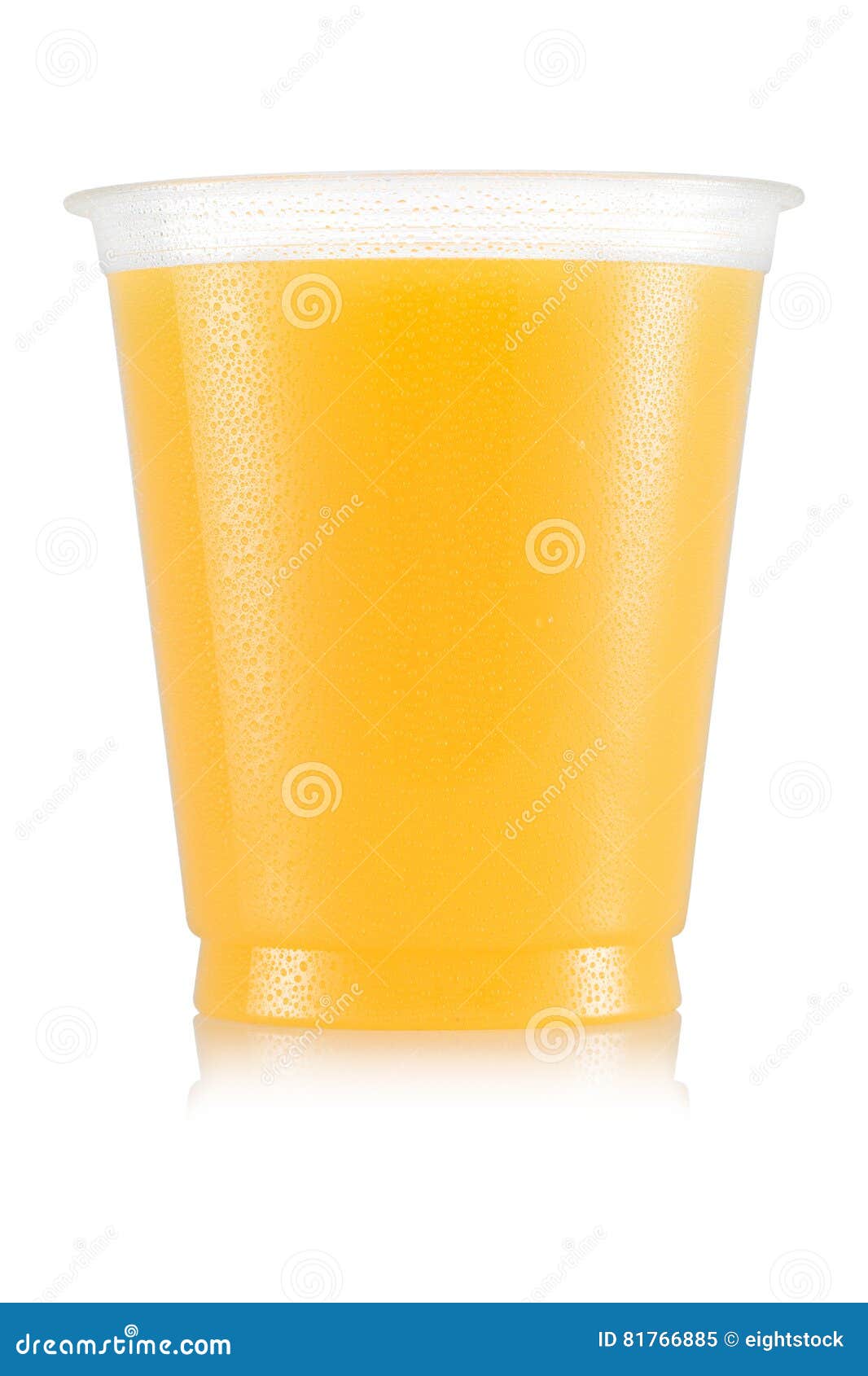 Juice in plastic cup stock image. Image of health, background - 81766885