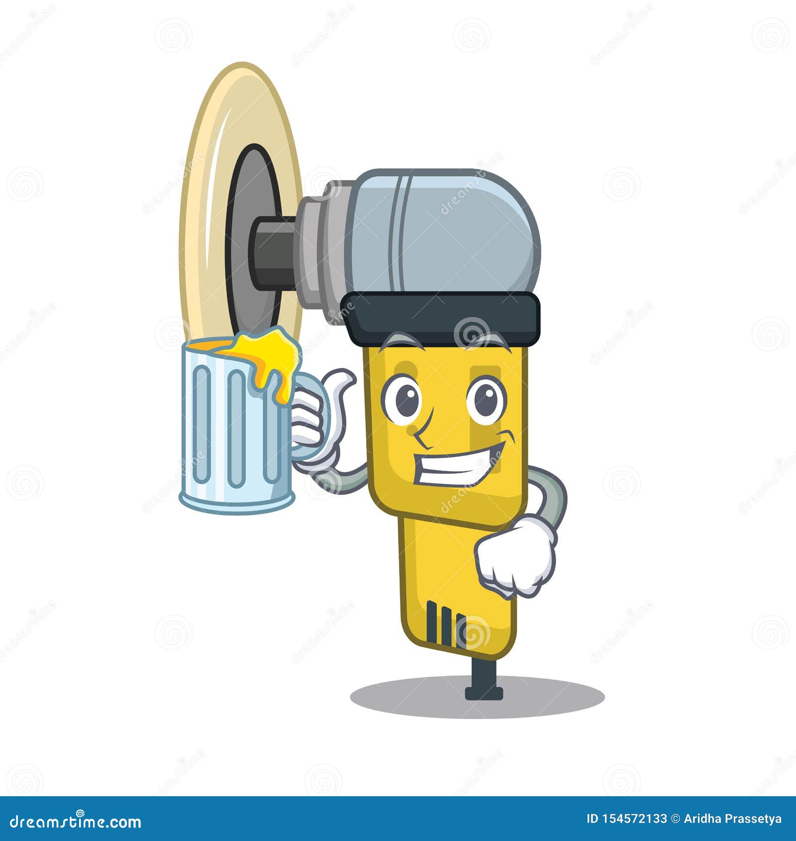 Cartoon Pneumatic Hammer Vector Illustration | CartoonDealer.com #112035738