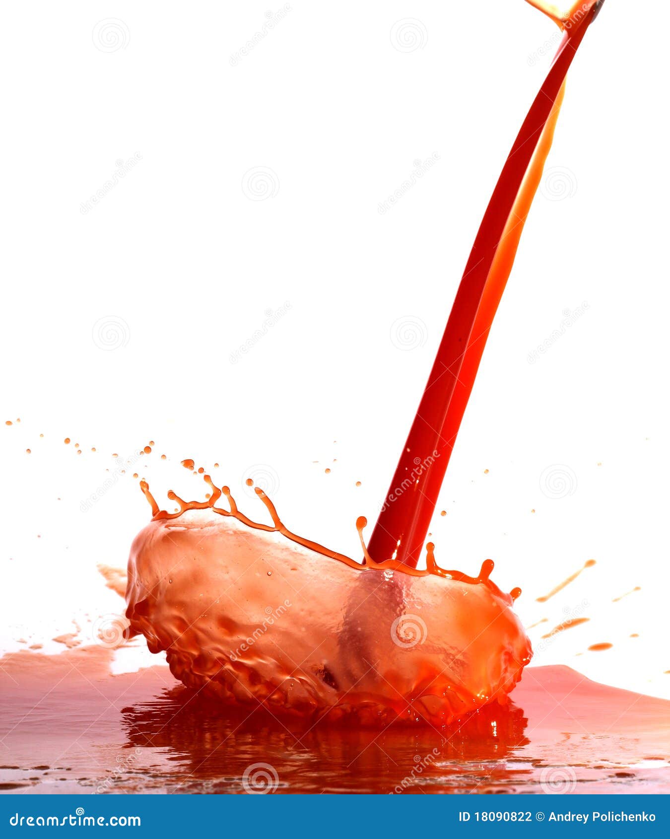 Juice Splash stock photo. Image of close, background - 18090822