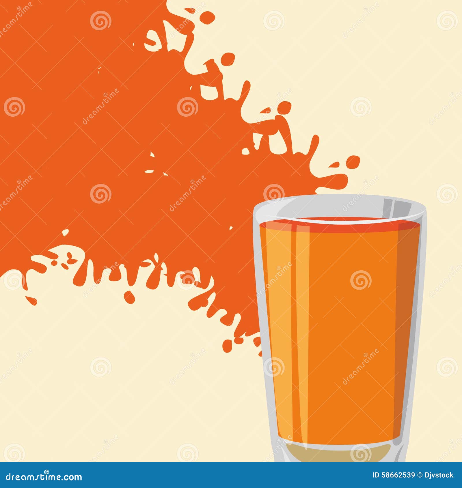 Juice splash design stock vector. Illustration of cooking - 58662539