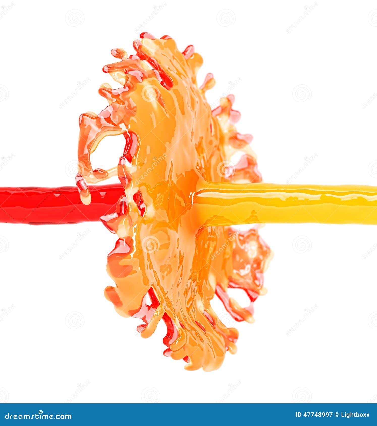 Juice Splash stock illustration. Illustration of reflected - 47748997