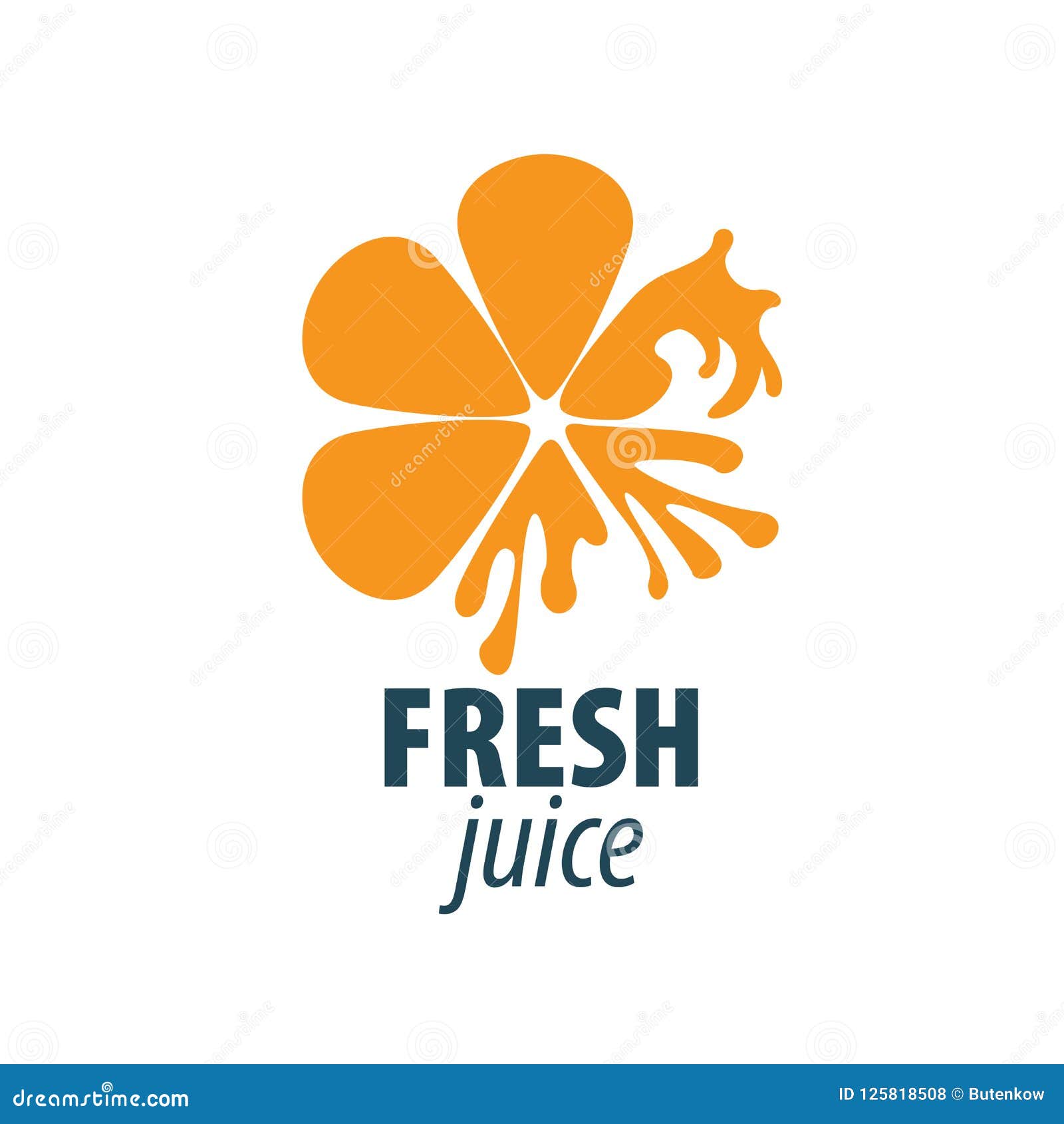 Juice splash vector sign stock vector. Illustration of fruit - 125818508