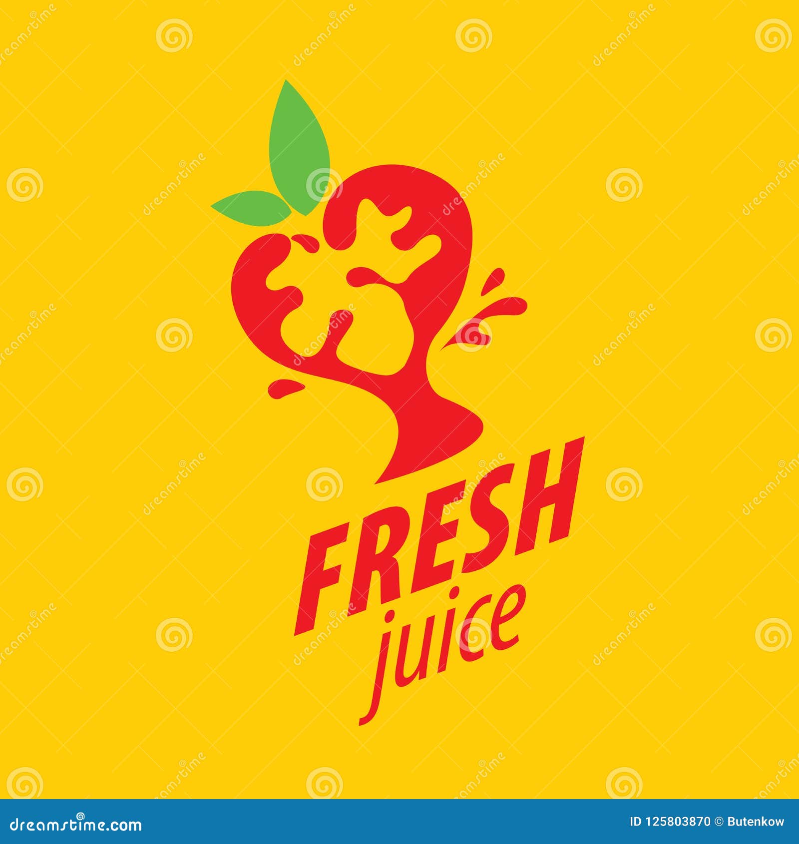 Juice splash vector sign stock vector. Illustration of citrus - 125803870