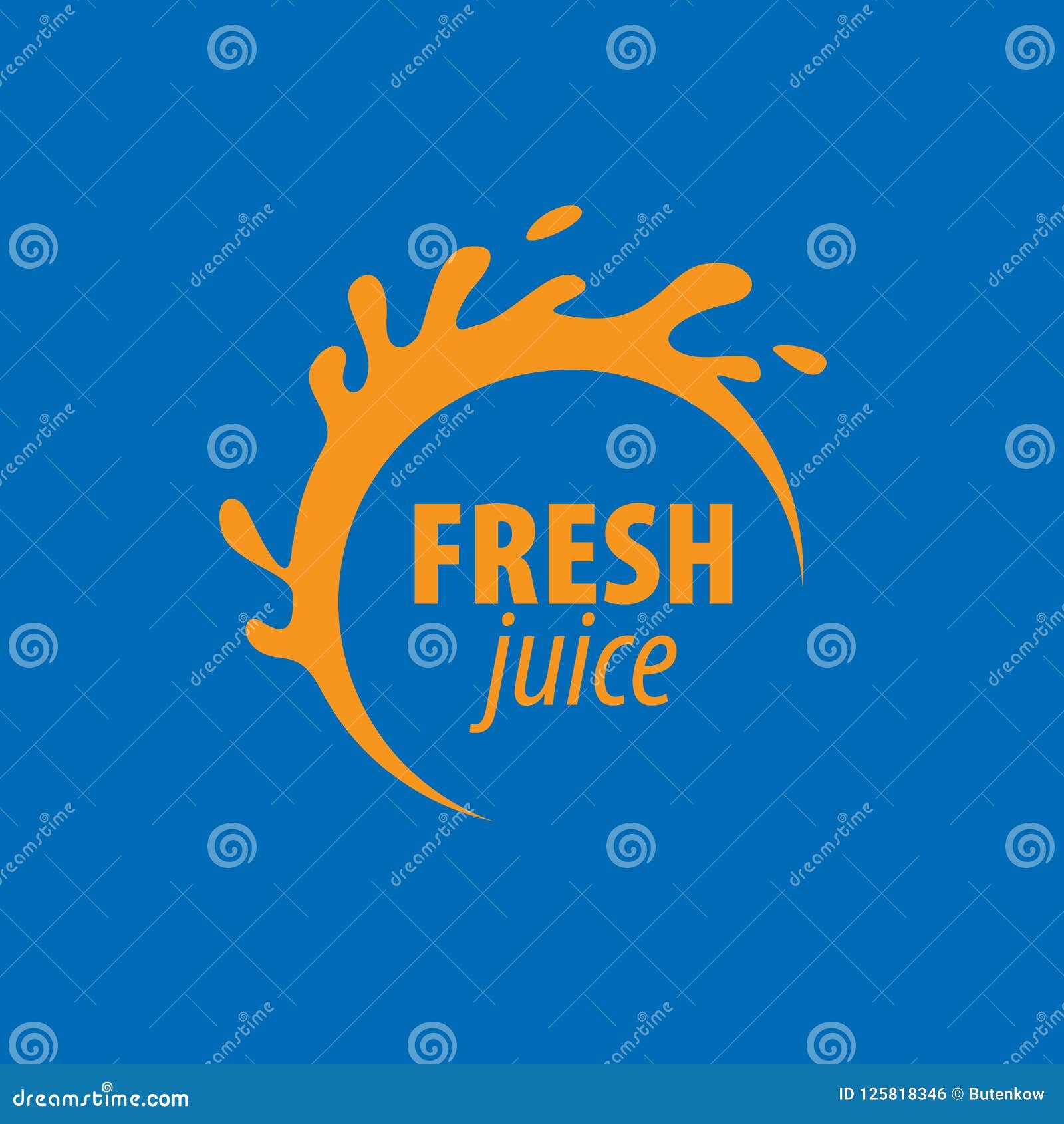 Juice splash vector sign stock vector. Illustration of freshness ...