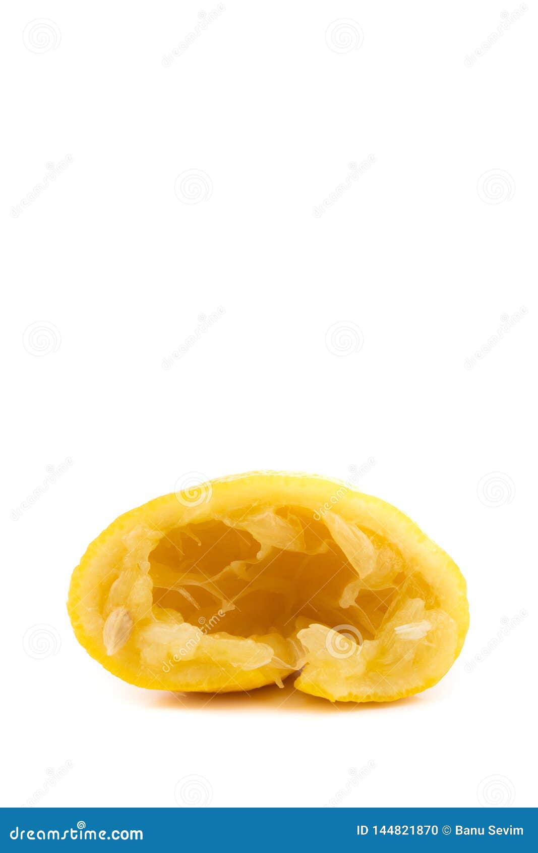 Juice squeezed half lemon stock photo. Image of fresh - 144821870