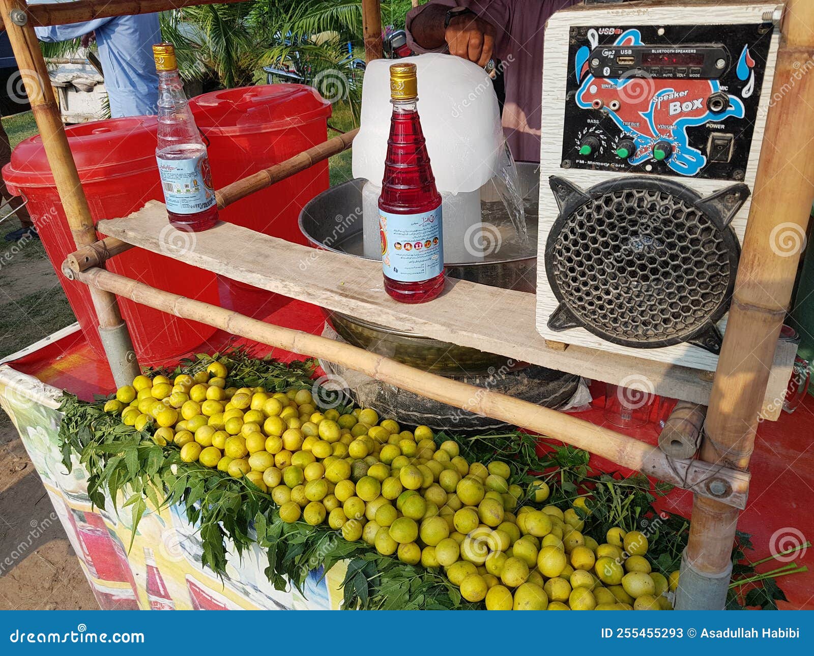 Juice Stall in the Park Area Editorial Stock Photo - Image of stall ...