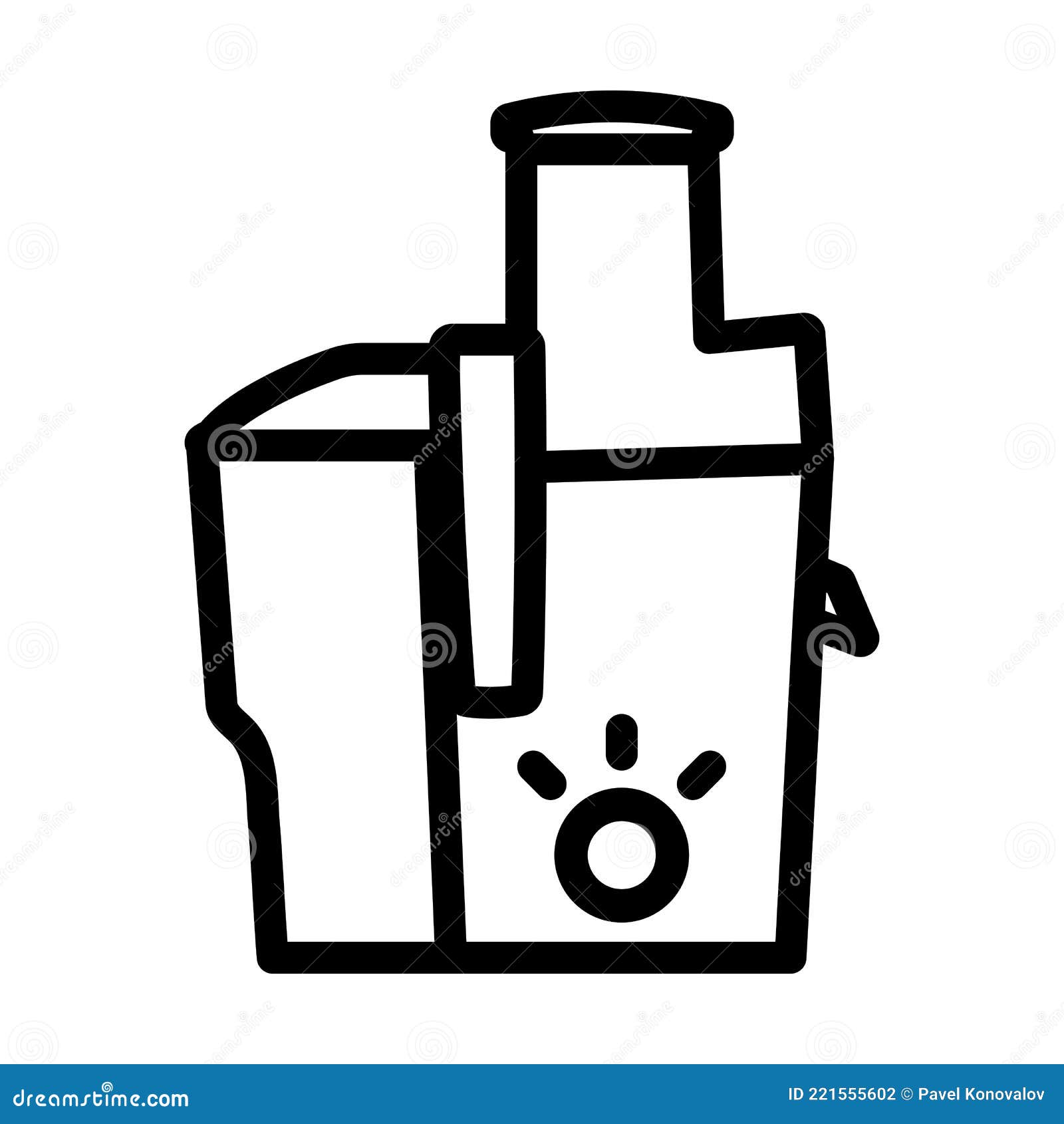Juicer Machine Icon stock vector. Illustration of design - 221555602