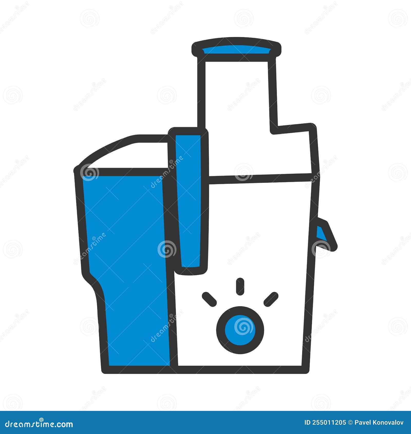 Juicer Machine Icon stock vector. Illustration of household - 255011205