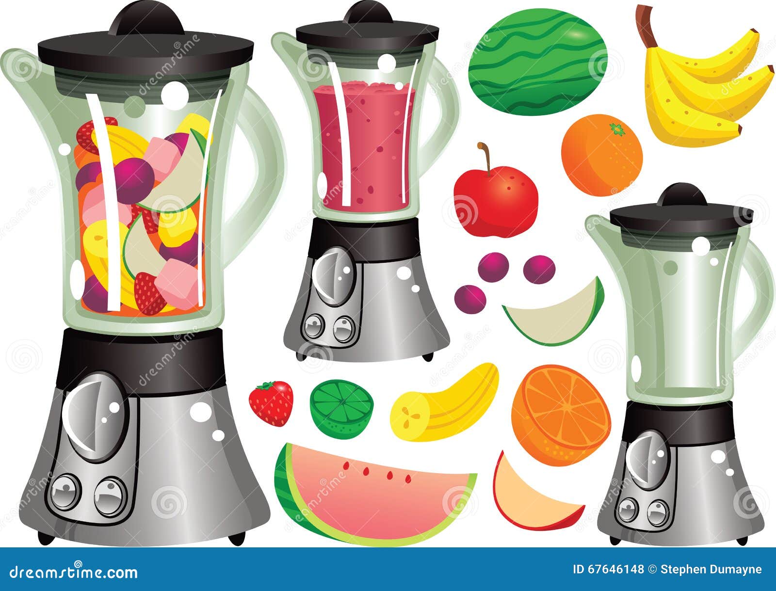 Juicer machine stock vector. Illustration of blended - 67646148