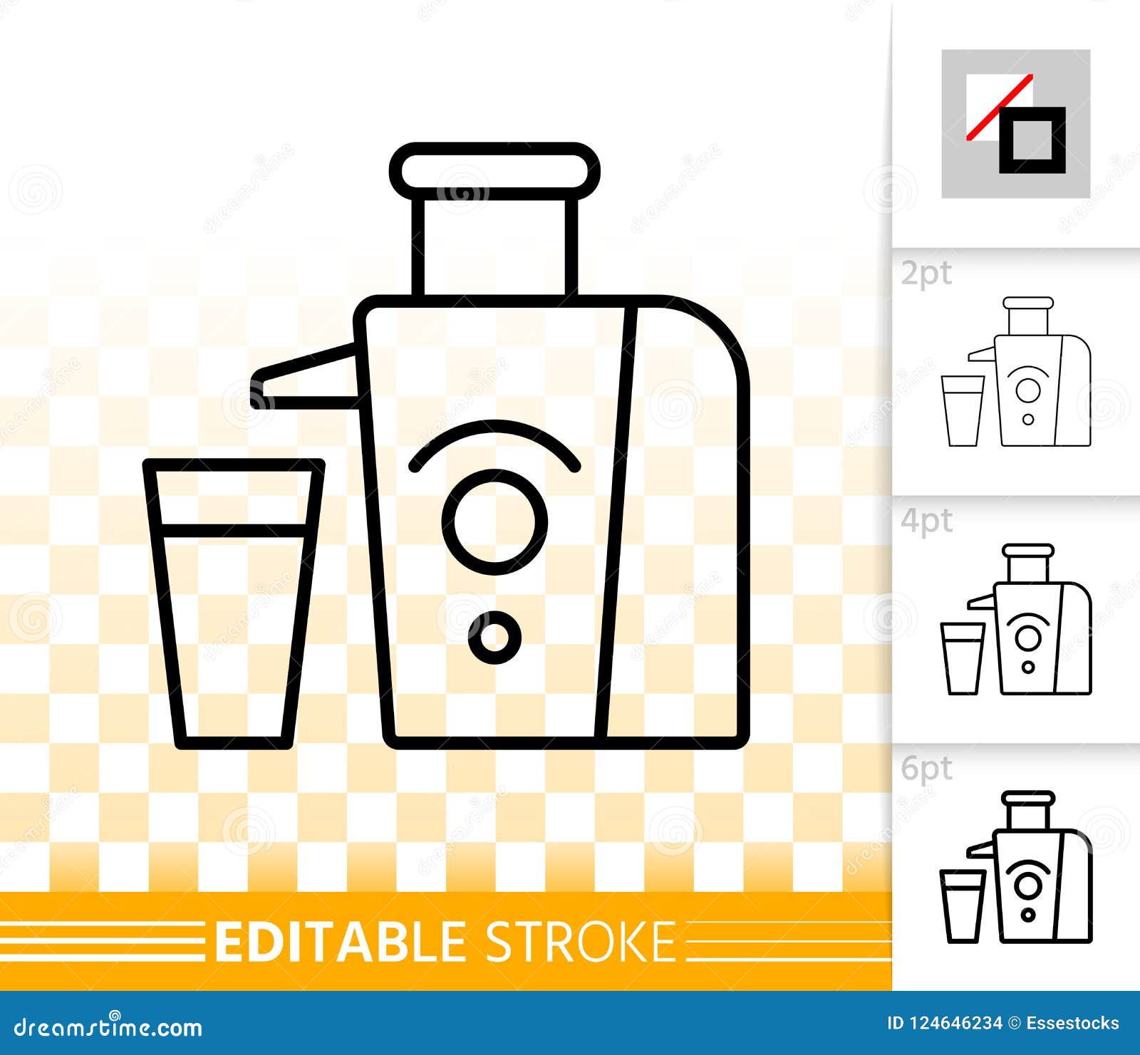 Juicer Simple Black Line Vector Icon Stock Vector - Illustration of ... Juicer Simple Black Line Vector Icon Stock Vector - Illustration of ...