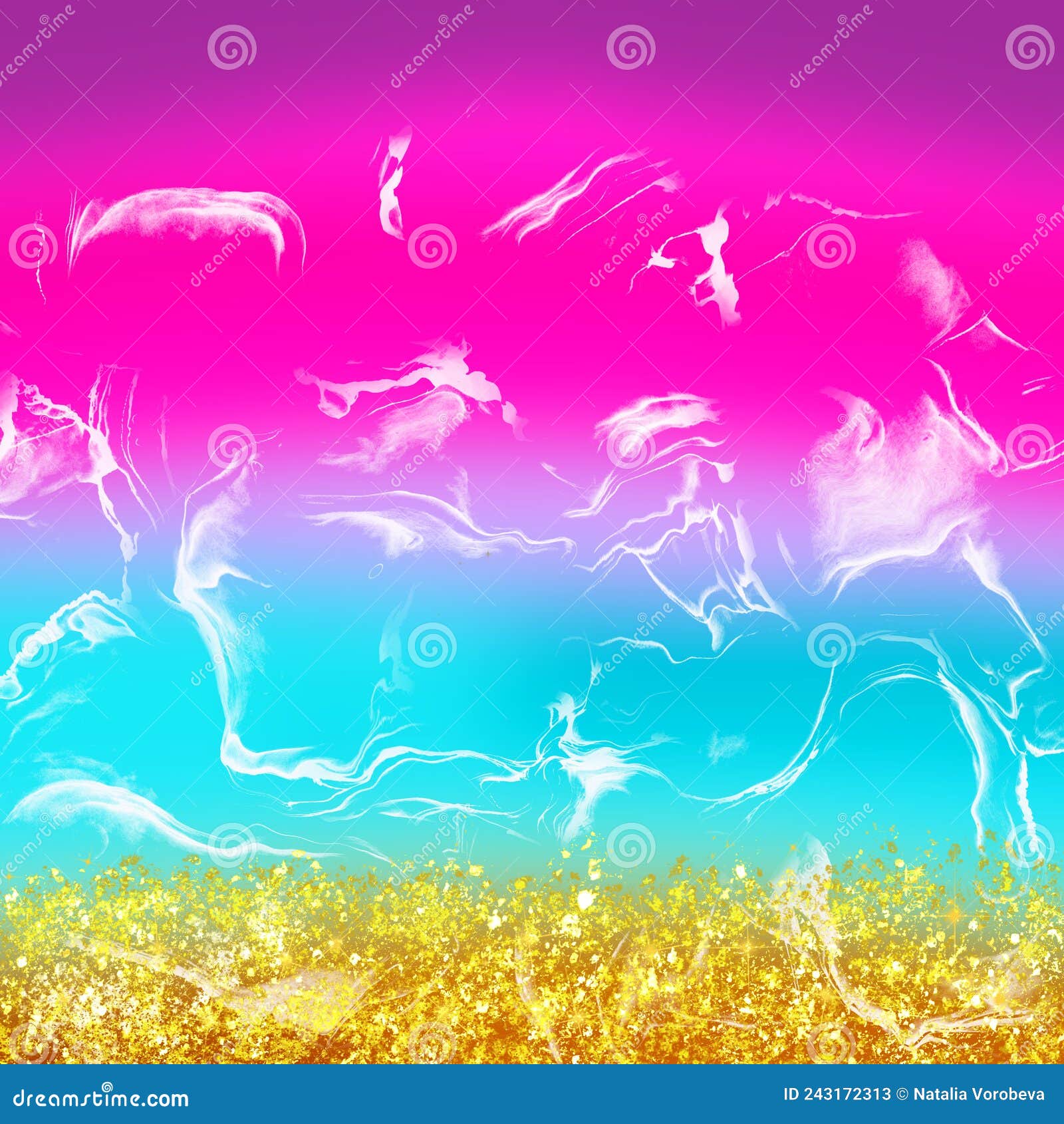 Juicy Colors Abstract Drawing Texture Summer Background Stock ...