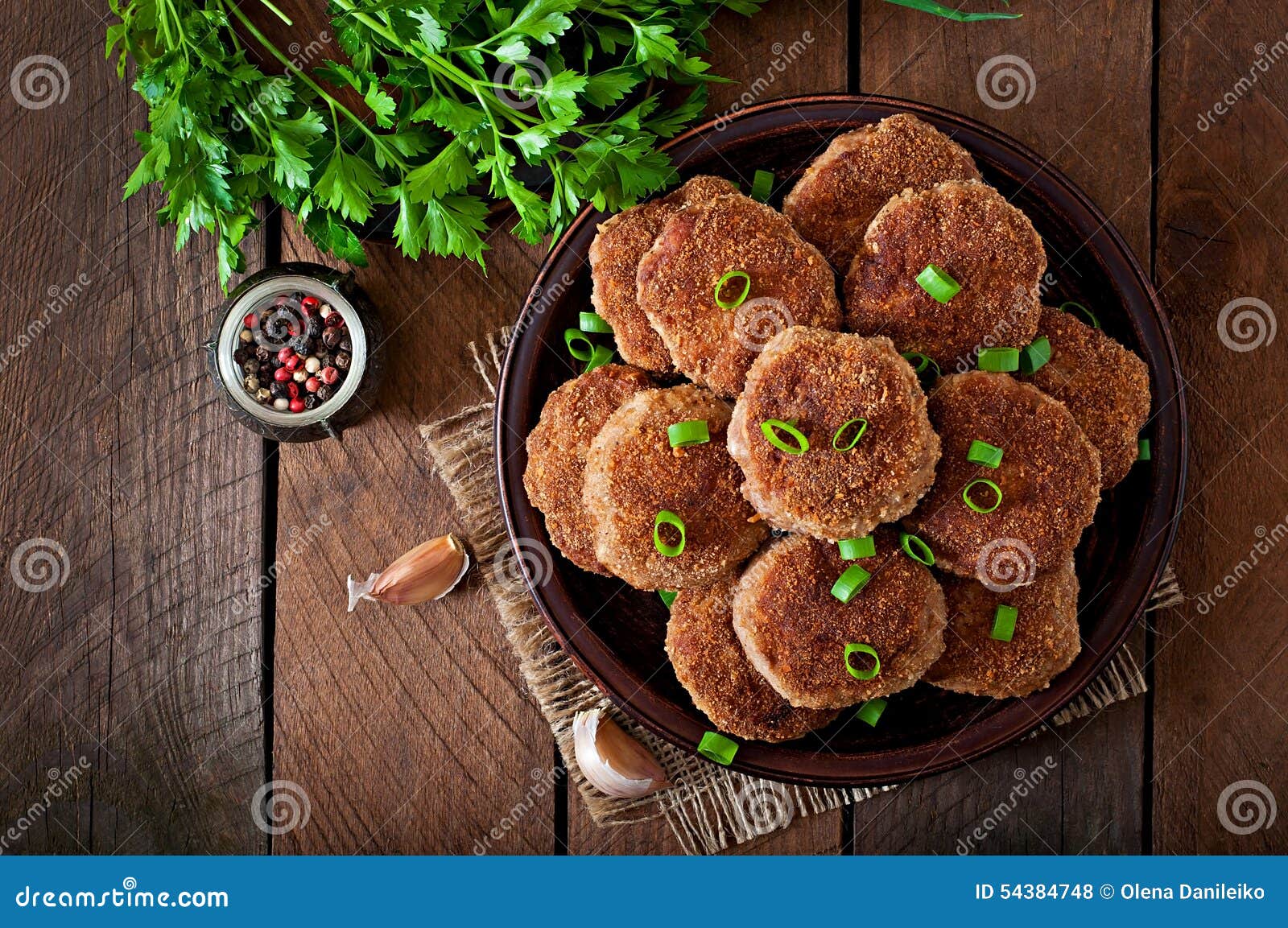 Juicy Delicious Meat Cutlets Stock Photo - Image of fried, crispy: 54384748