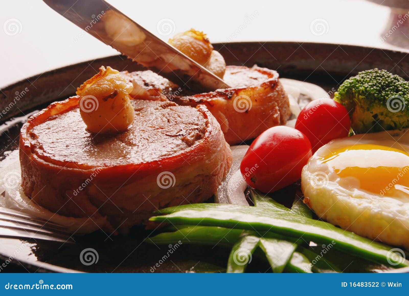 Juicy fancy filet stock photo. Image of grilled, tenderloin - 16483522