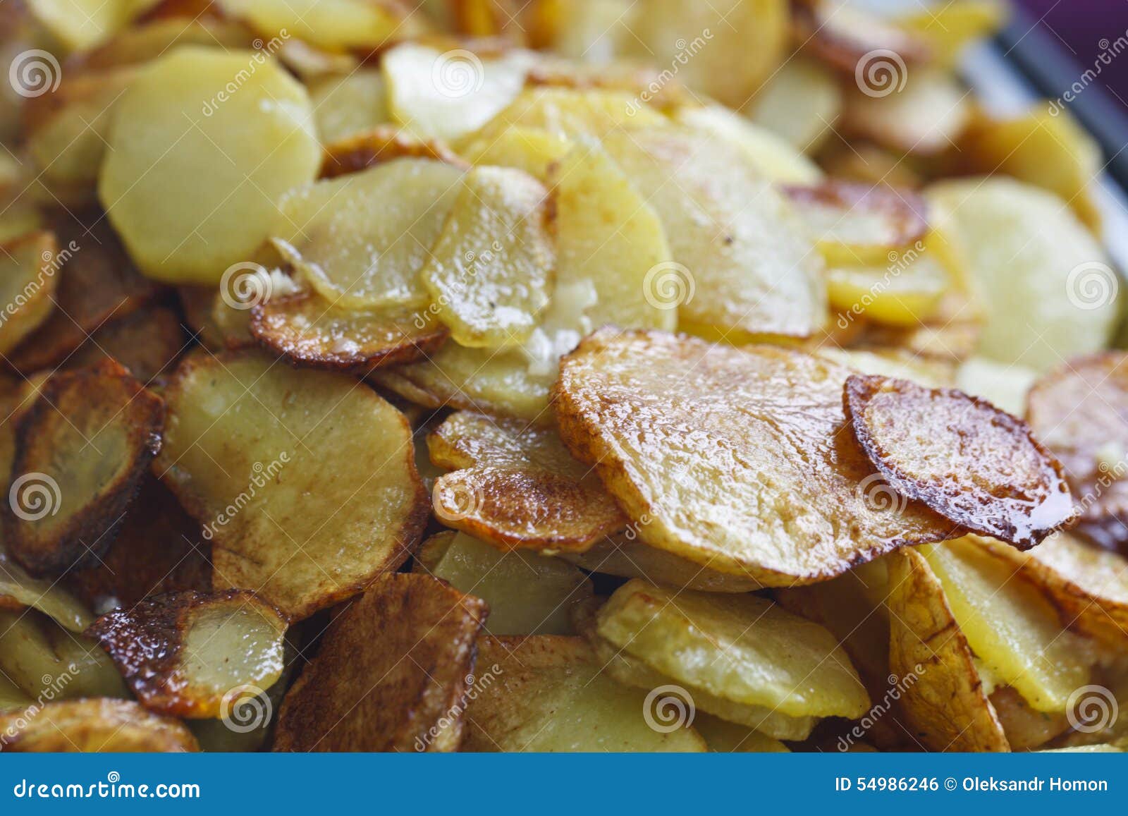 Juicy fried potatoes stock photo. Image of cooked, diet - 54986246
