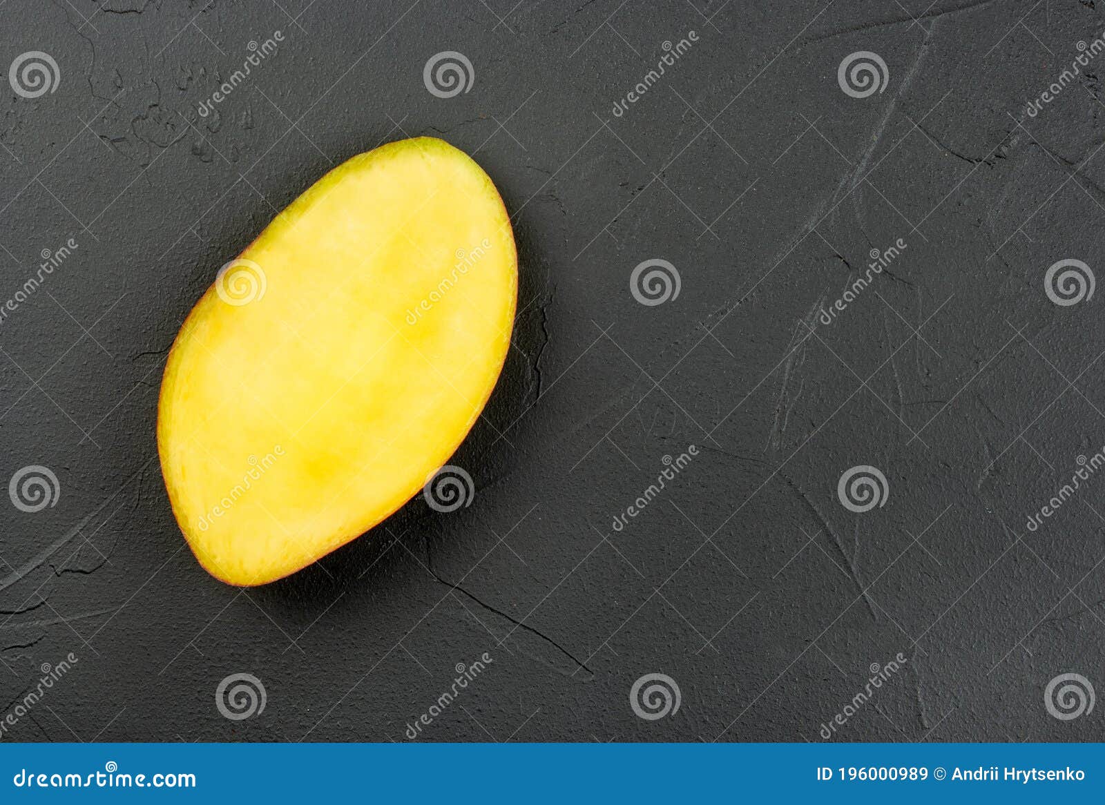 Half mango fruit stock image. Image of piece, mango - 196000989