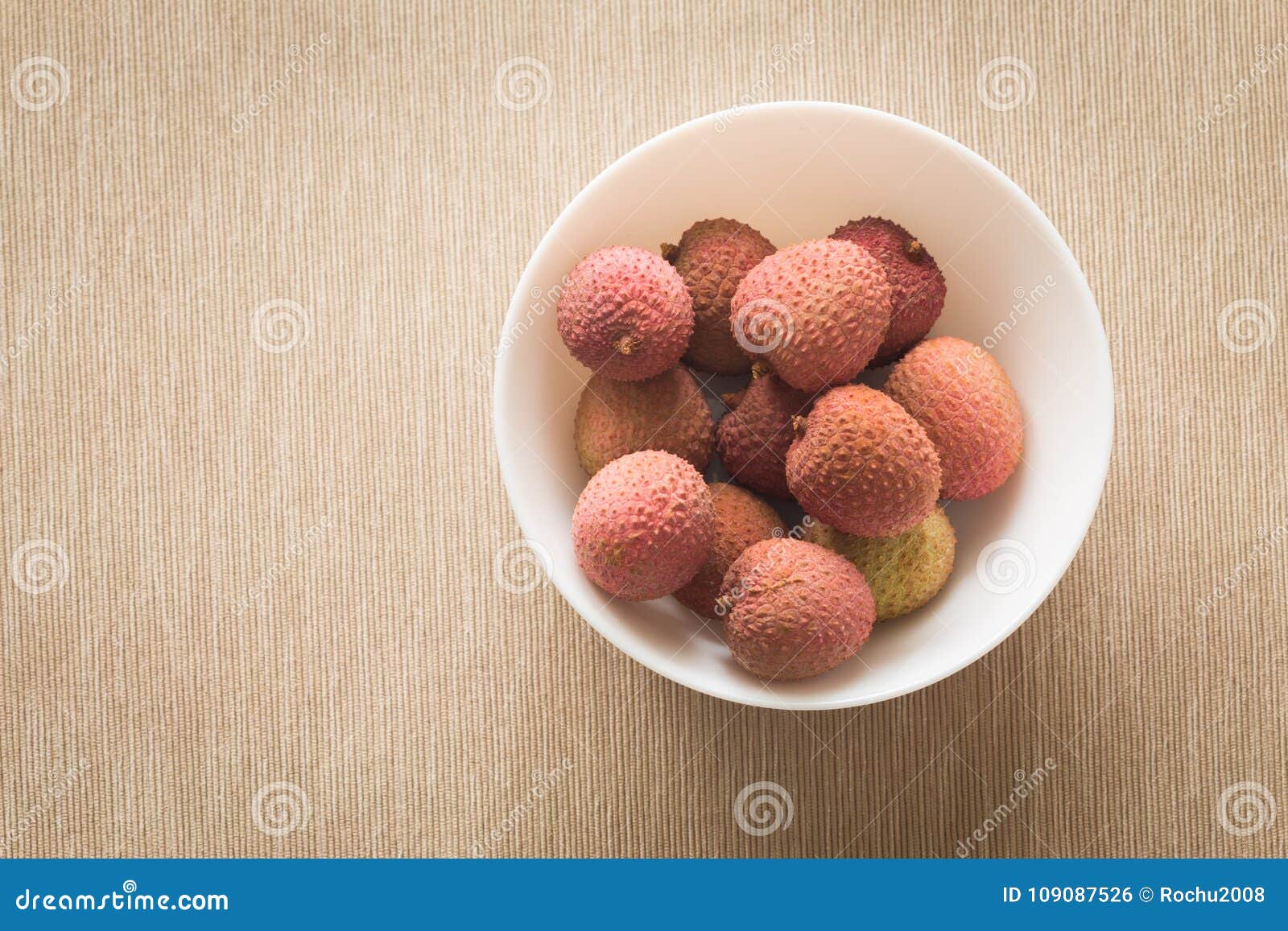Lychee on the table stock photo. Image of sweet, asian - 109087526