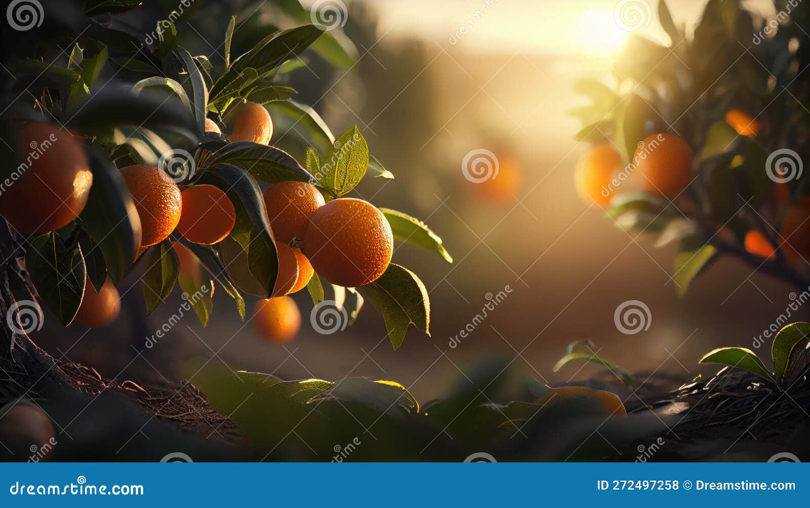 Orange farm stock illustration. Illustration of healthy - 272497258