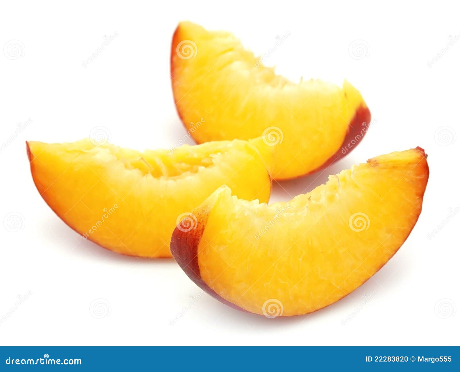 Juicy peach slices stock photo. Image of peach, closeup - 22283820