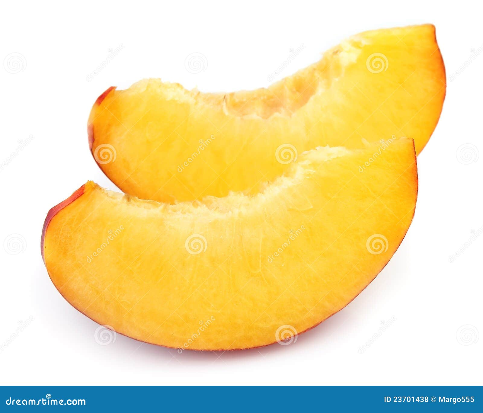 Juicy peach slices stock photo. Image of food, color - 23701438