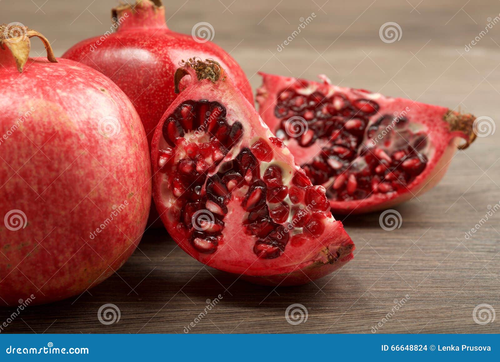 Juicy pomegranate fruit stock photo. Image of freshness - 66648824