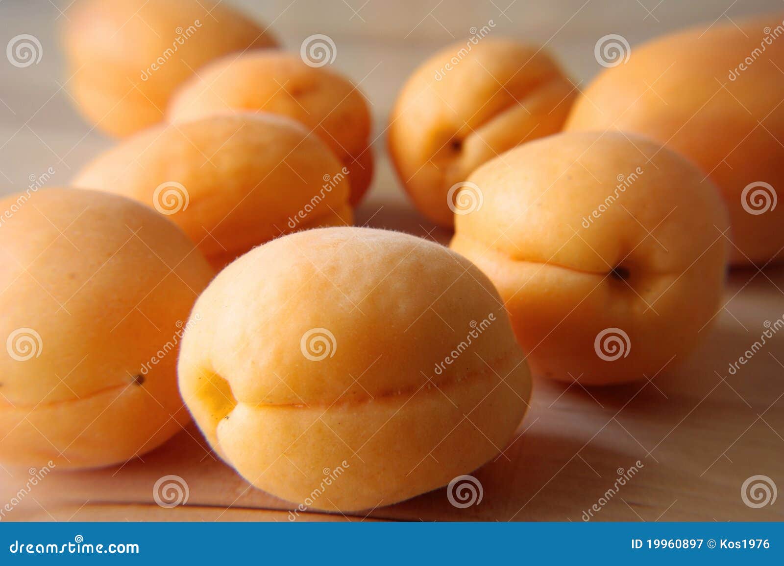 Juicy Ripe Sweet Apricots on a Table Stock Image - Image of fruit ...