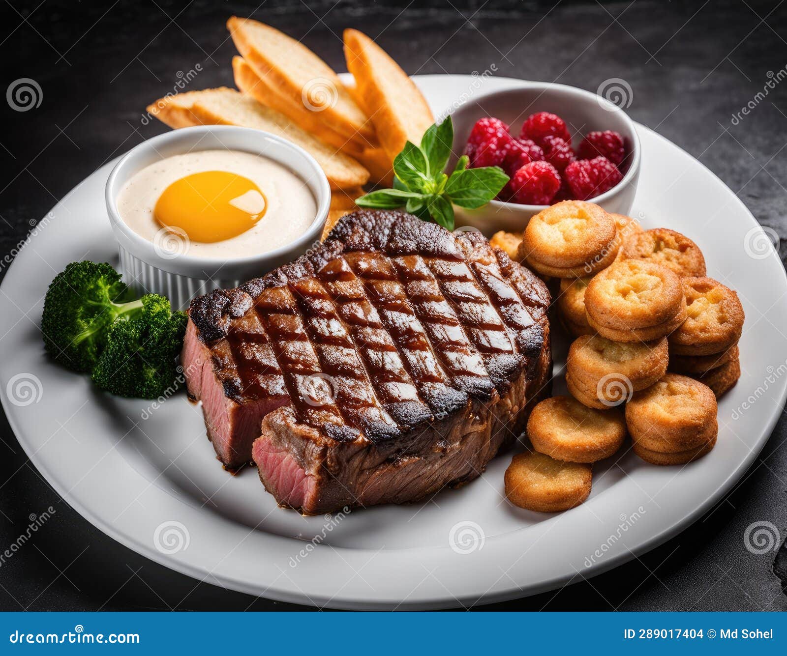 A Juicy Steak, but Replace the Sides with a Variety of Cookies and ...